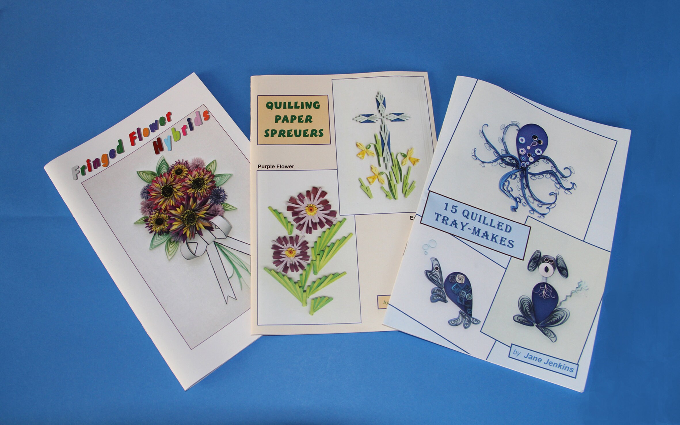 Jane Jenkins’ Three Quilling Books - Learn FRINGING, COMBQUILLING and ...