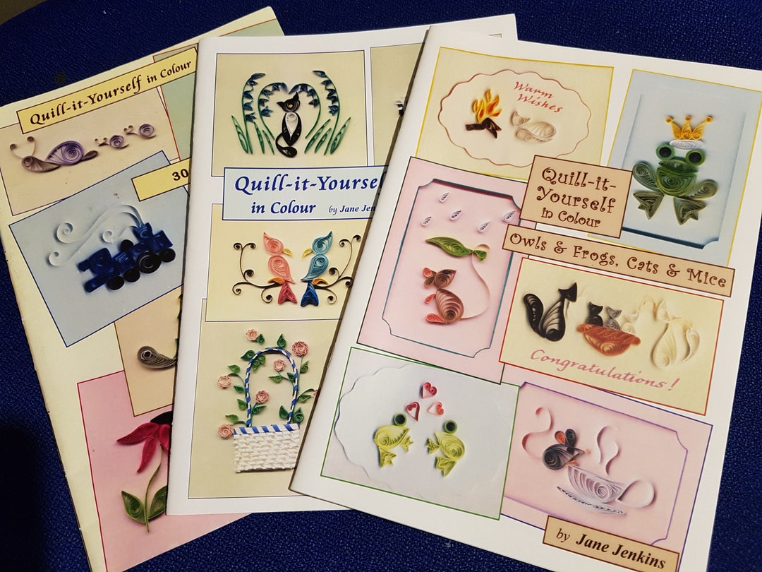 BEGINNERS QUILLING Three Book SET - Etsy
