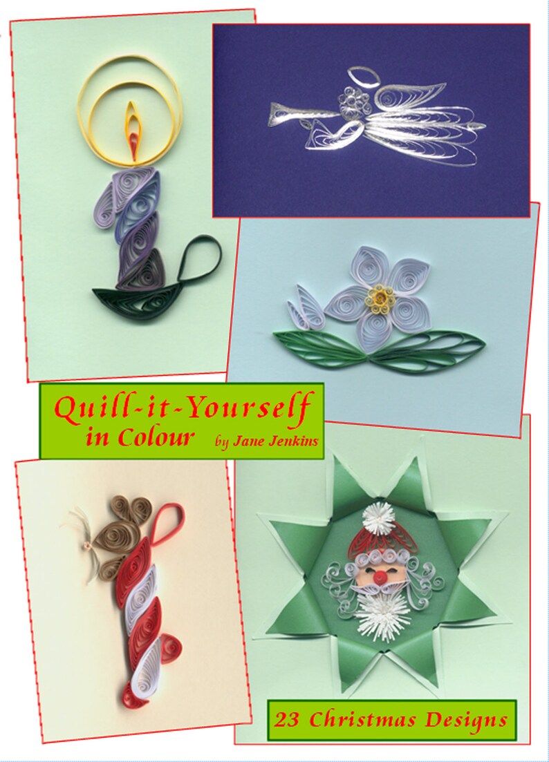 Jane Jenkins Learn to Quill 23 Christmas Quilling Designs - Etsy