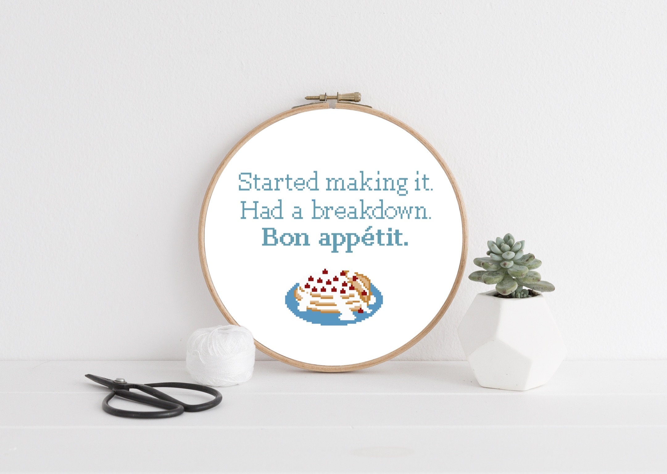 The Great British Bake off Cross Stitch Pattern Pack - Etsy