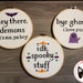 Buzzfeed Unsolved Bye Ghosts Cross Stitch Pattern - Etsy