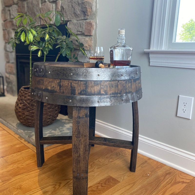 Whiskey Barrel Table - Etsy