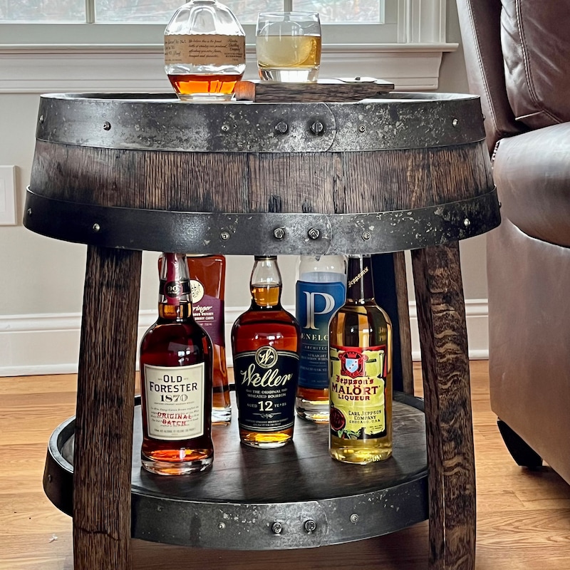 Whiskey Barrel Table - Etsy