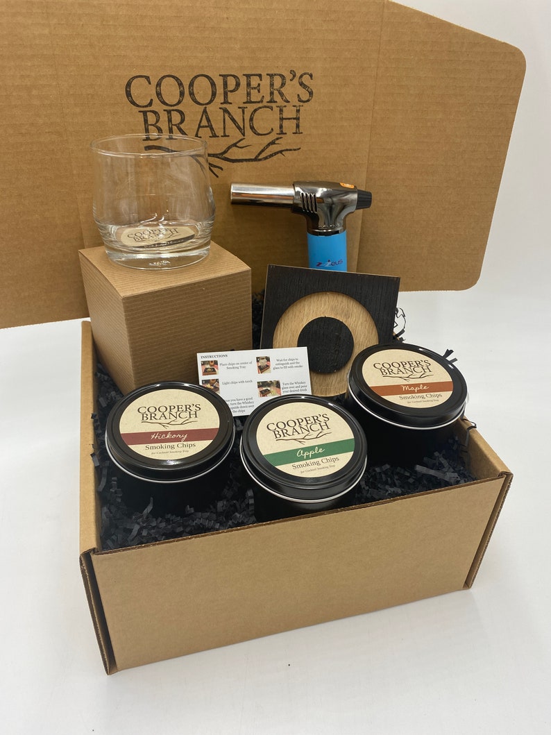 Smoked Cocktail Kit Gift Set With Smoking Chips & Torch Made - Etsy
