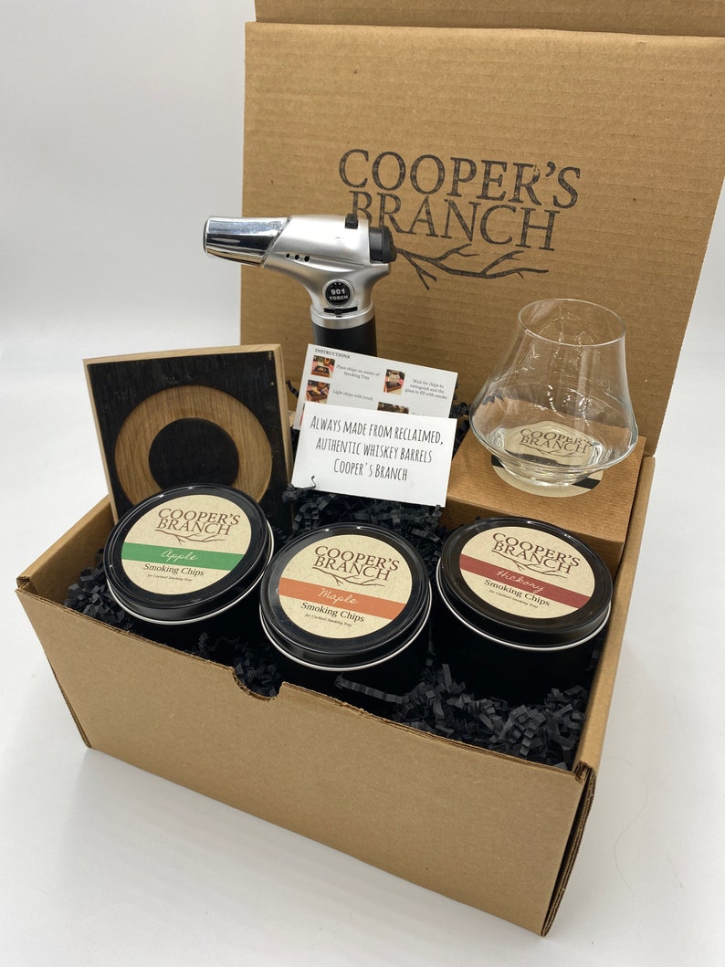 Smoked Cocktail Kit Gift Set With Smoking Chips & Torch Made - Etsy