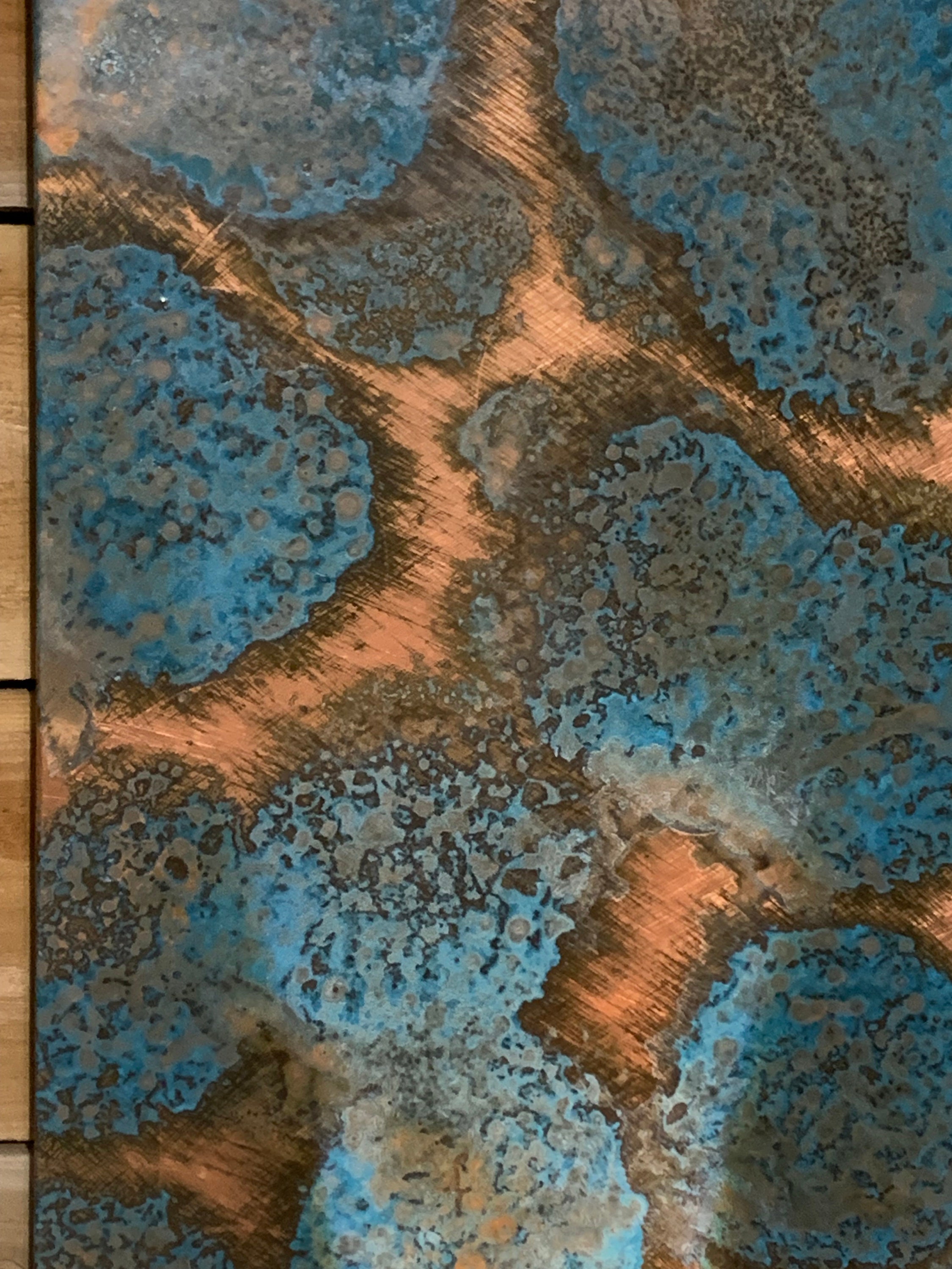 Copper Patina Wall Art - Etsy