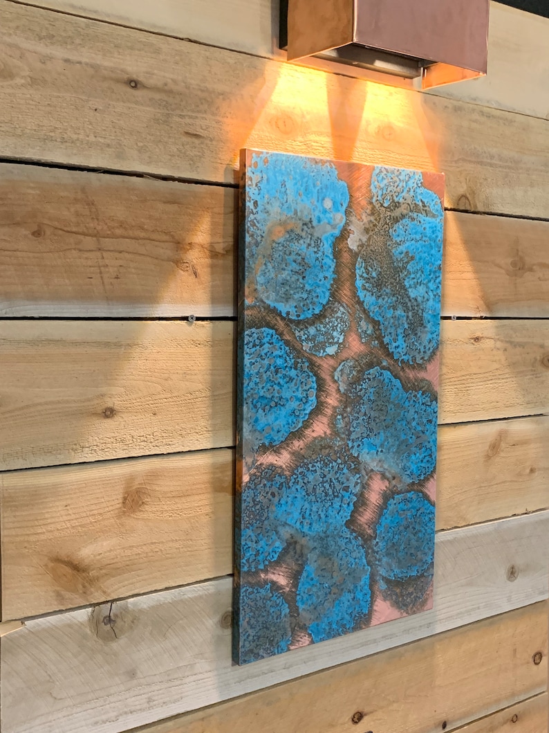 Copper Patina Wall Art - Etsy