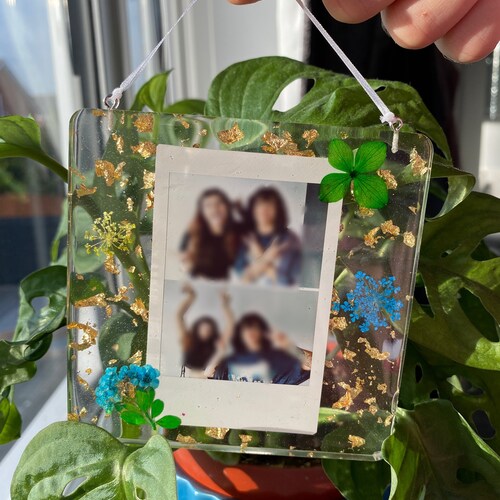 Resin Photo Frame Flower Wall Hanging Personalised Frame - Etsy UK
