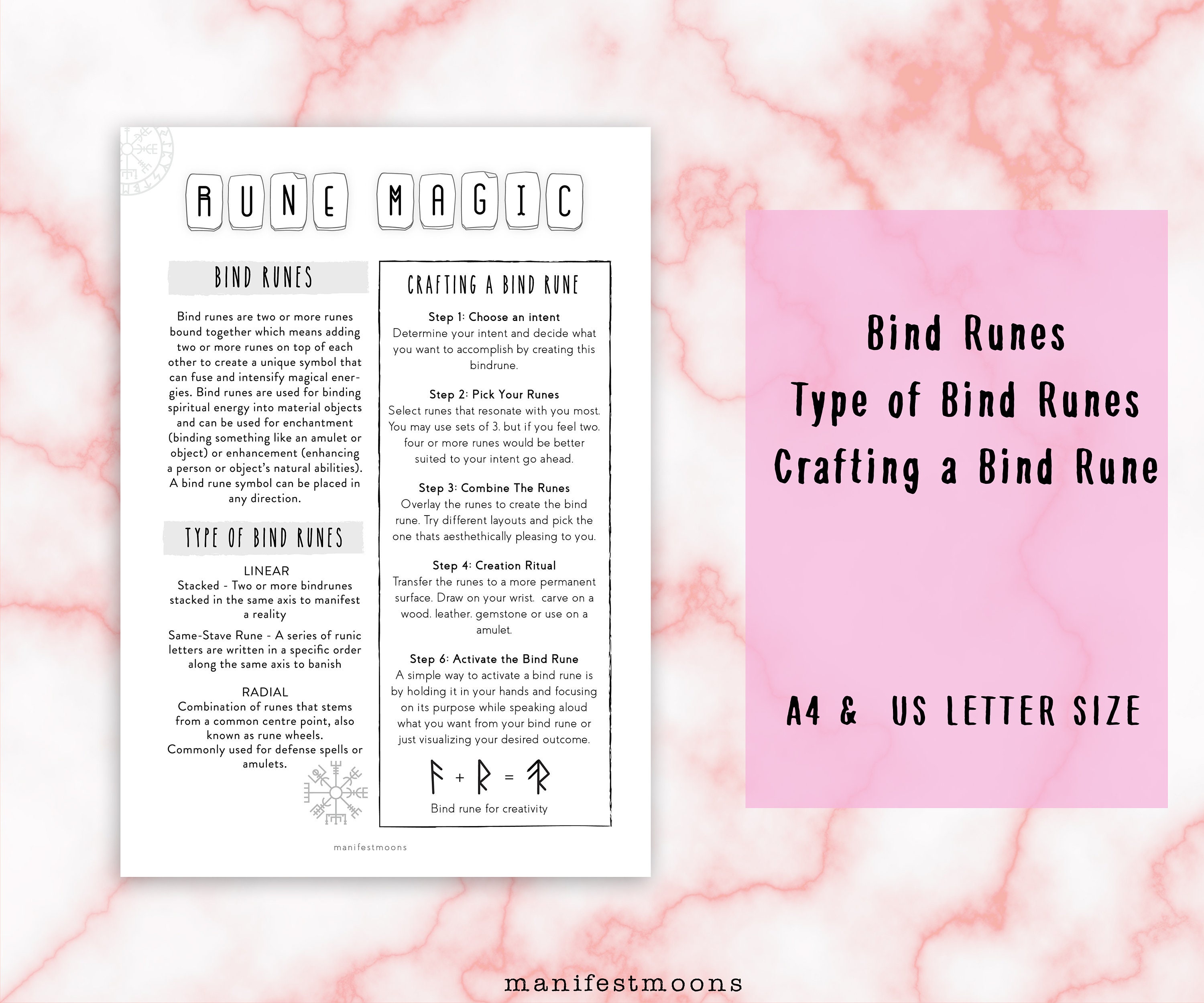 Rune Magic Guide Elderk Futhark Grimoire Starter Kit - Etsy