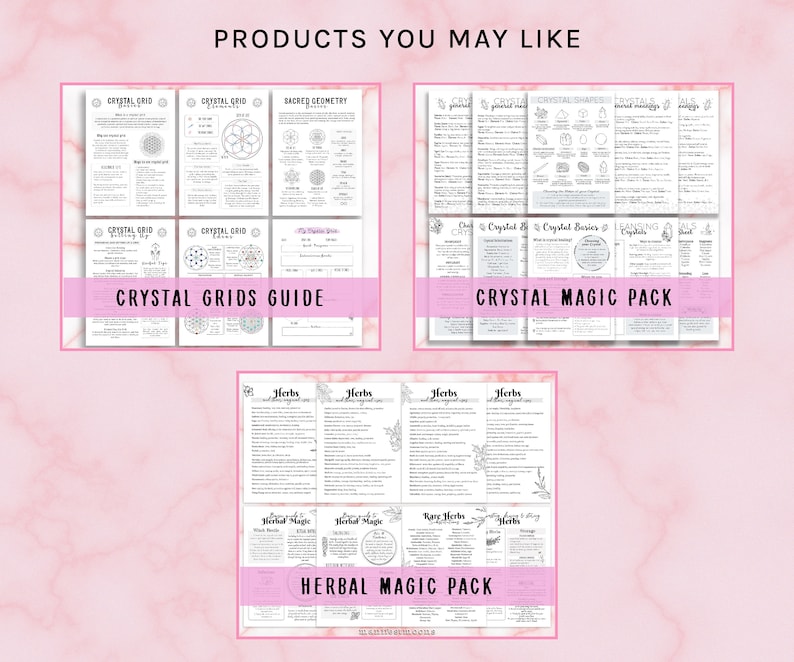 Spell & Ritual Template Spell Template Witchcraft Basics - Etsy