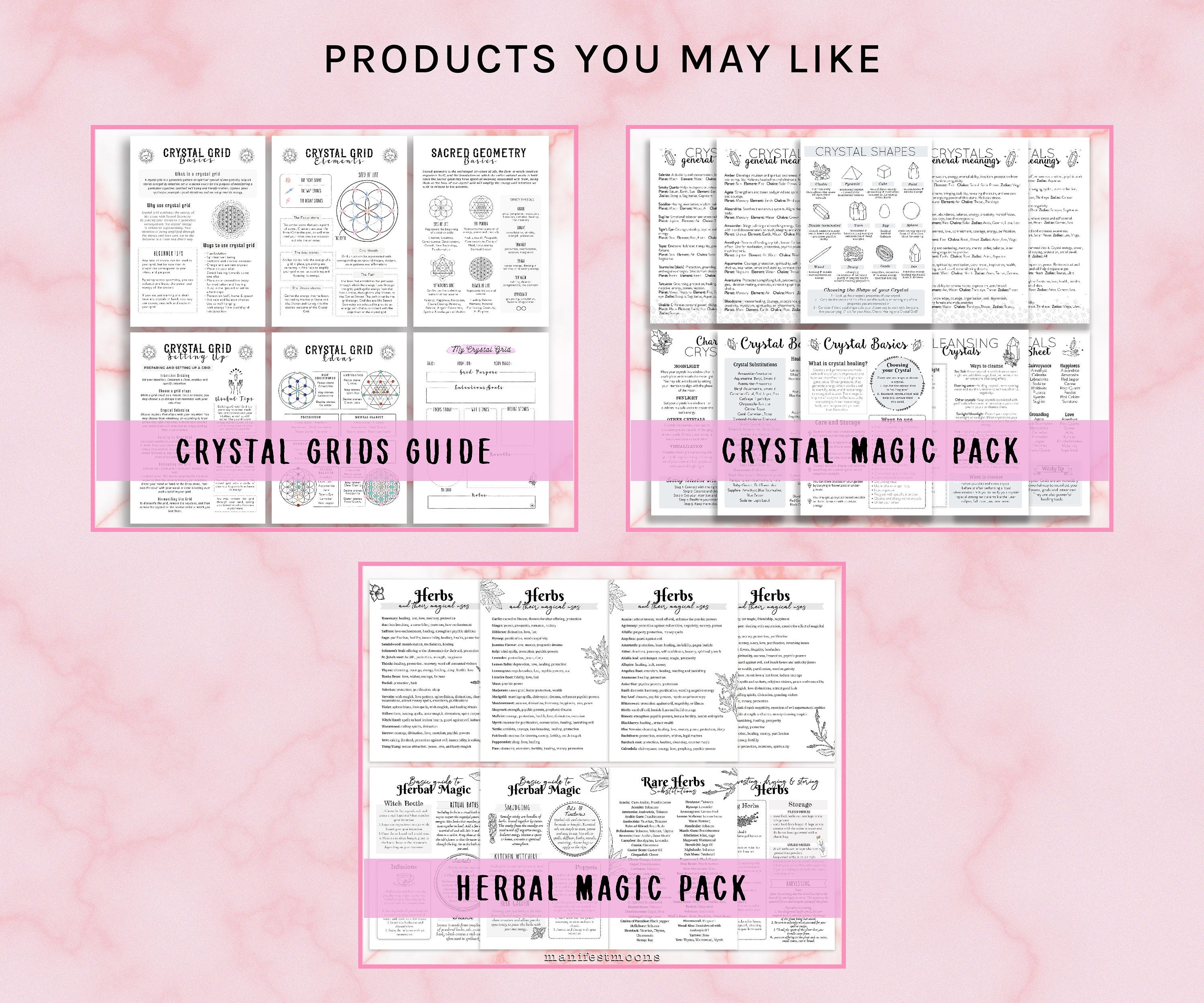 Spell & Ritual Template, Spell Template, Witchcraft Basics, Printable ...