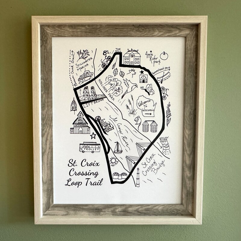St Croix Map - Etsy