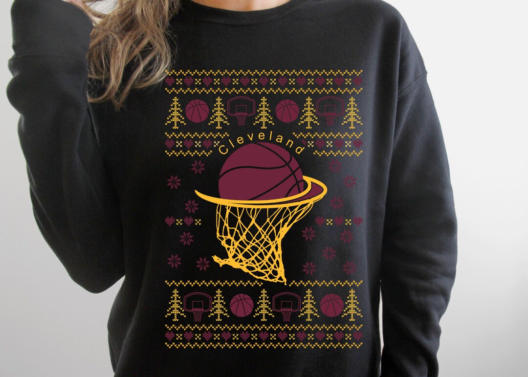 Cleveland NBA Ugly Christmas Sweater, Christmas Sweater, Holiday ...