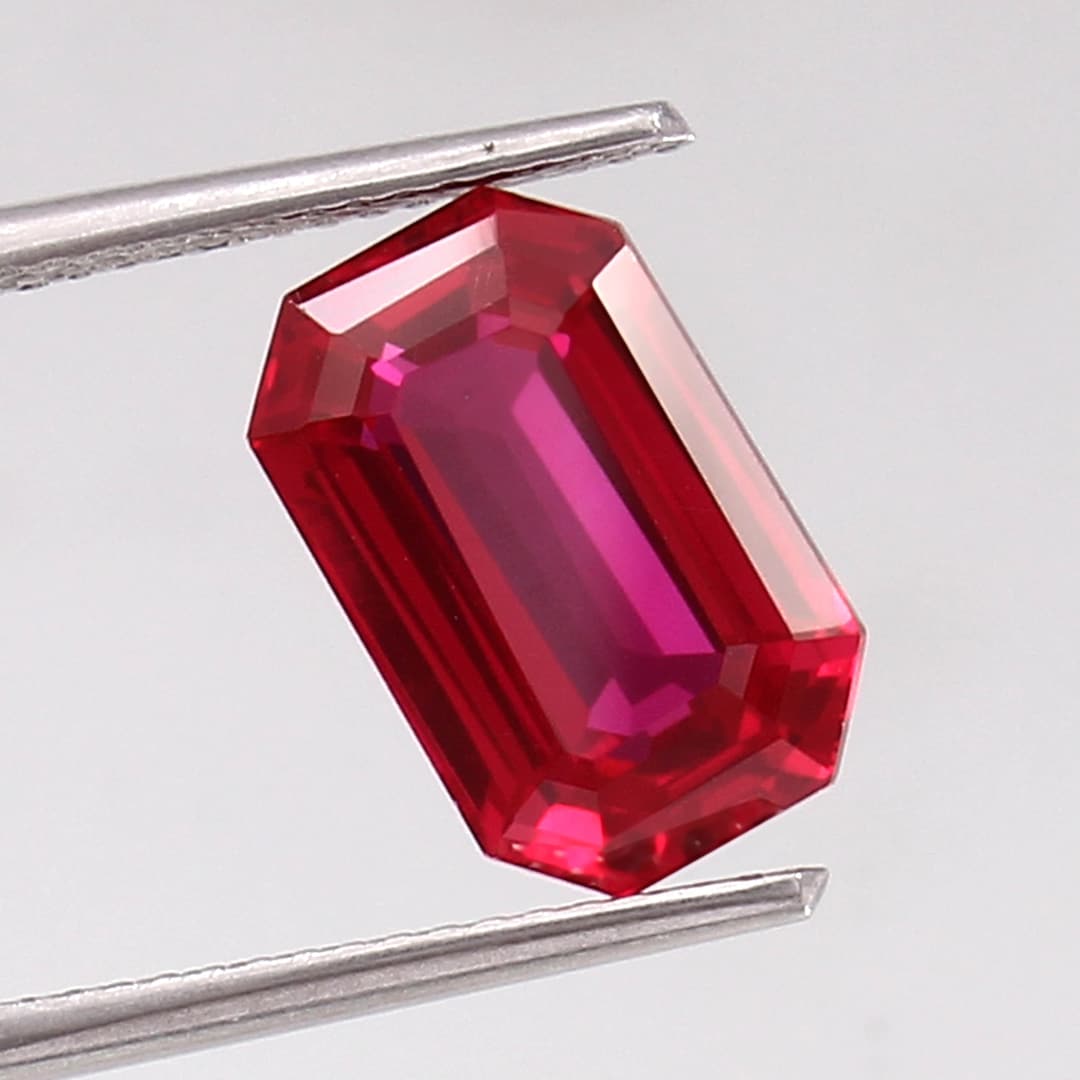 AAA 15x10 MM Flawless Blood Red Mozambique Ruby Loose Radiant Cut ...