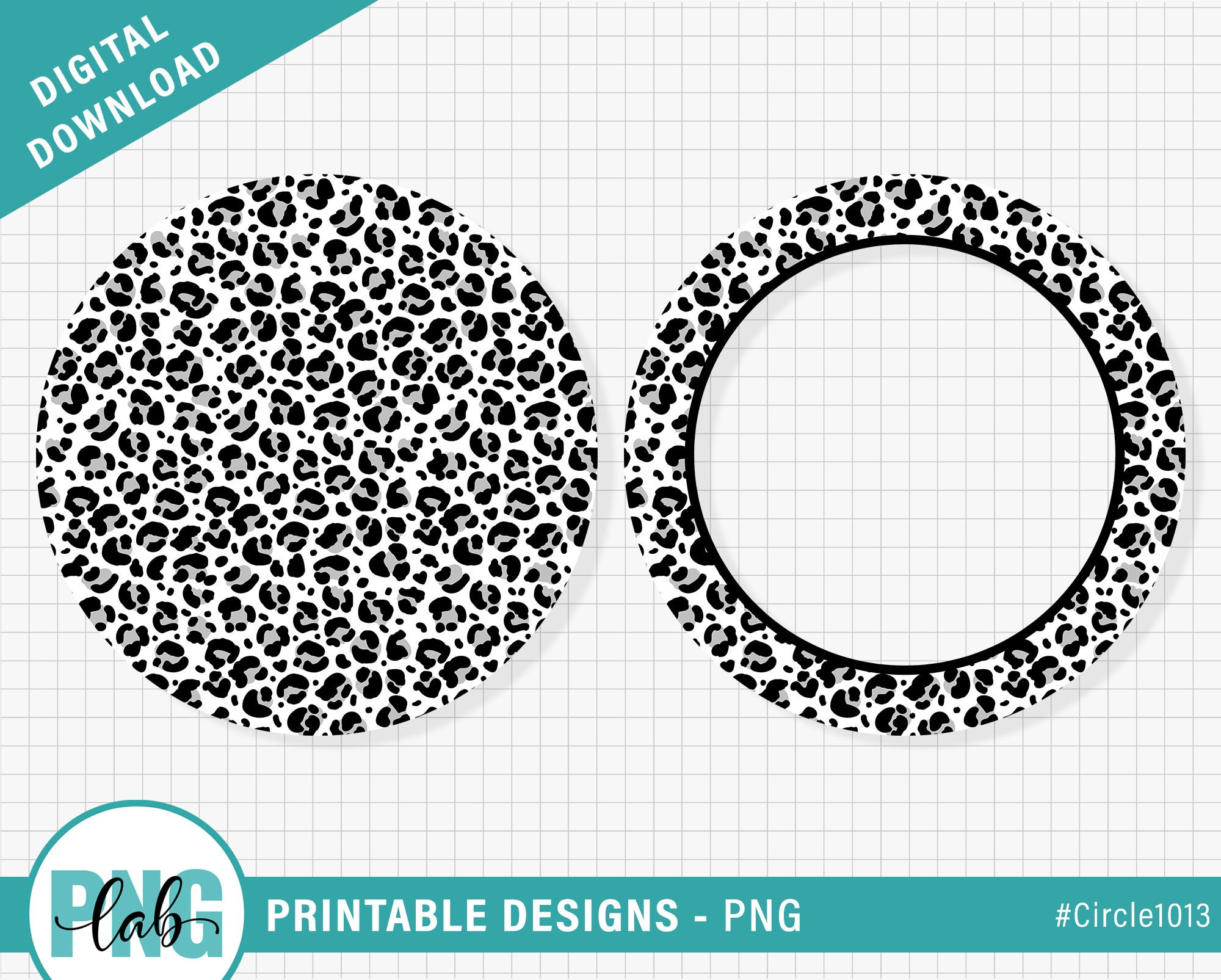 Zebra Print Border Printable