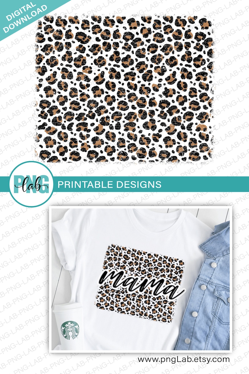 Animal Print Background PNG / Printable Animal Print - Etsy