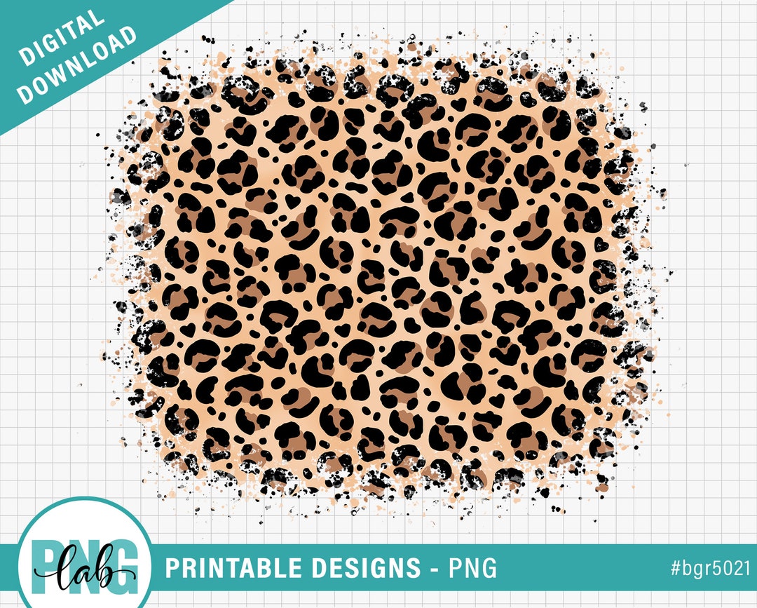 Animal Print Background Frame PNG / Distressed Background Design ...