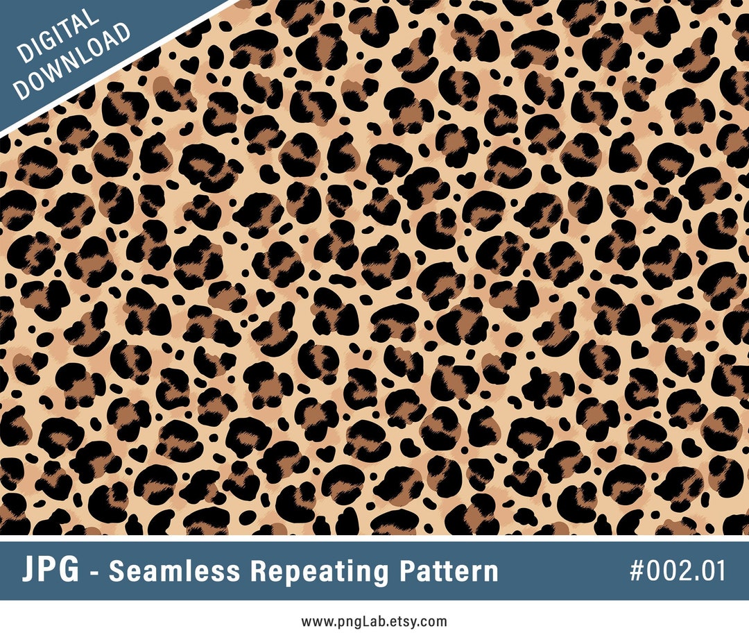 Seamless Repeating Animal Print Pattern, Animal Print Sublimation ...