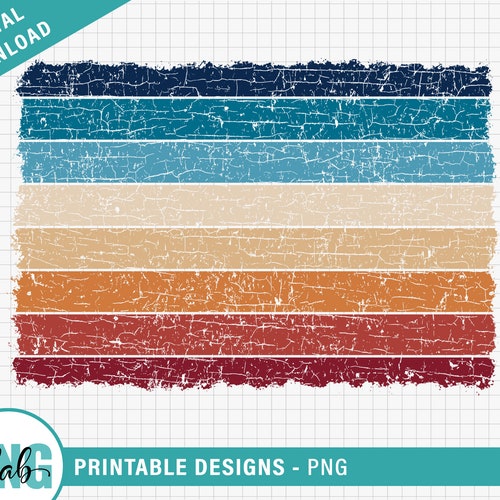Retro Background Splash PNG Retro Stripes Printable Retro - Etsy