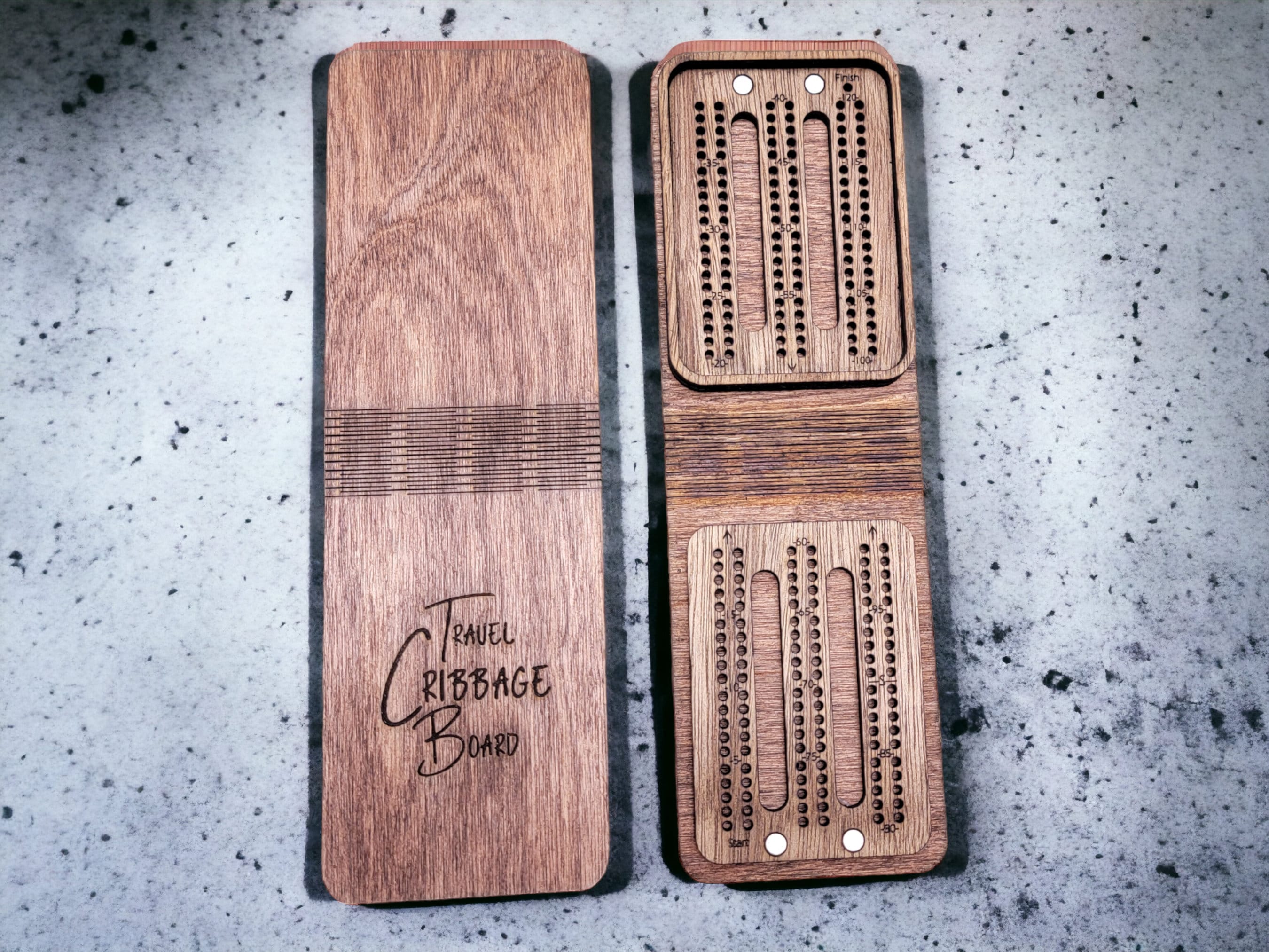 Pocket, Travel Cribbage Board - Etsy