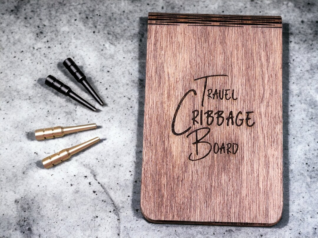 Pocket, Travel Cribbage Board - Etsy