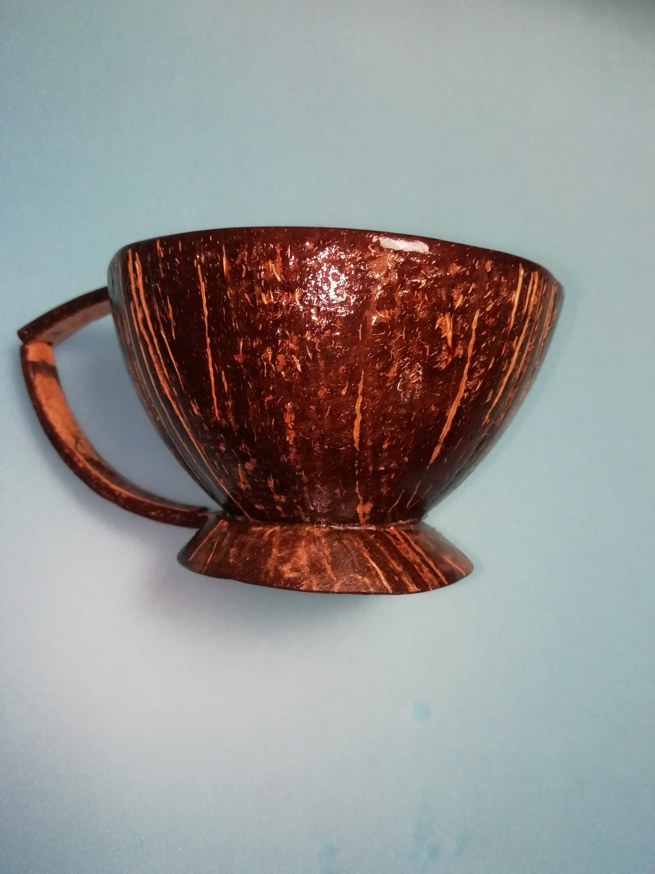 Coconut Shell Mug - Etsy