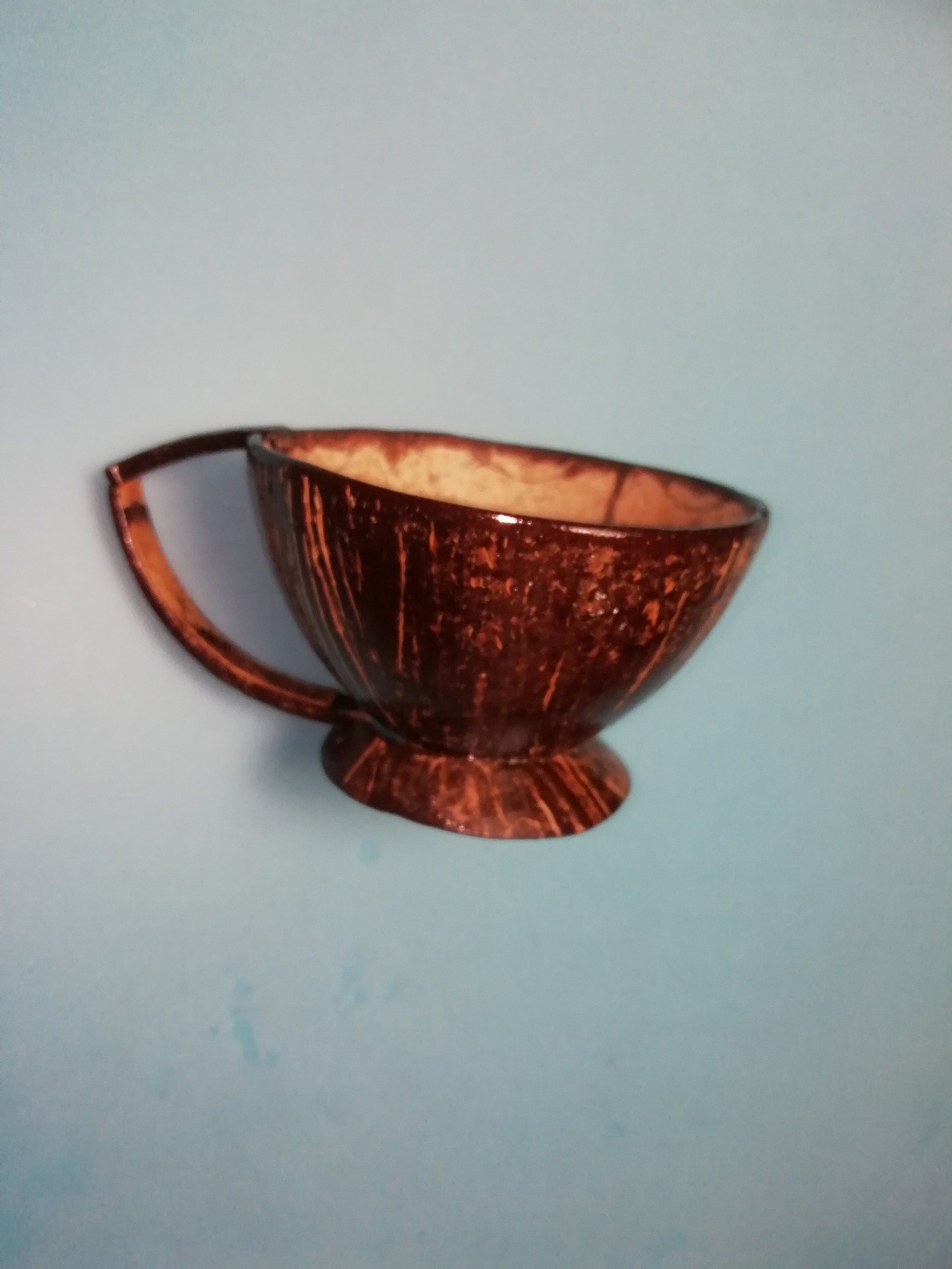 Coconut Shell Mug - Etsy