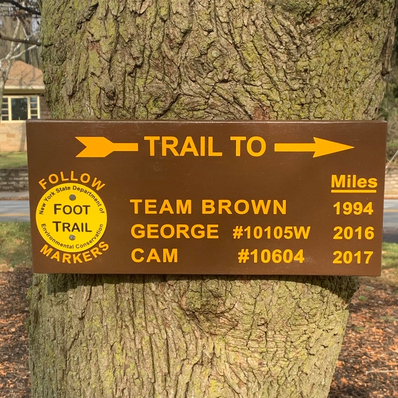 Adirondack Mountain Trail Head Sign - Etsy