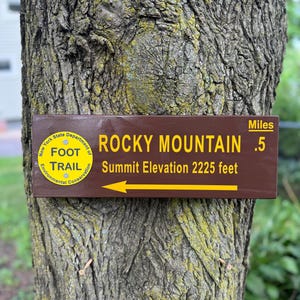 Adirondack Mountain Trail Sign - Etsy