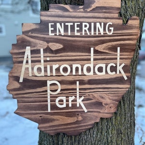 Adirondack Park Sign - Etsy