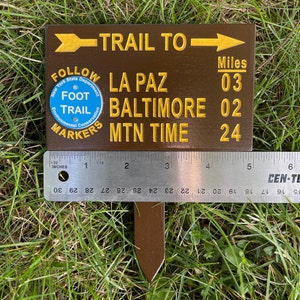 Adirondack Trail Sign Wedding Cake Topper - Etsy