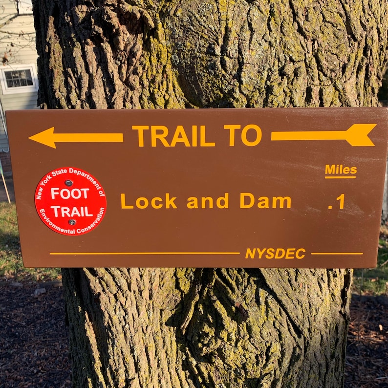 Adirondack Mountain Trail Head Sign - Etsy