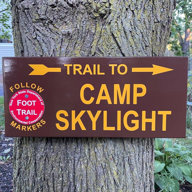 Adirondack Mountain Trail Head Sign - Etsy
