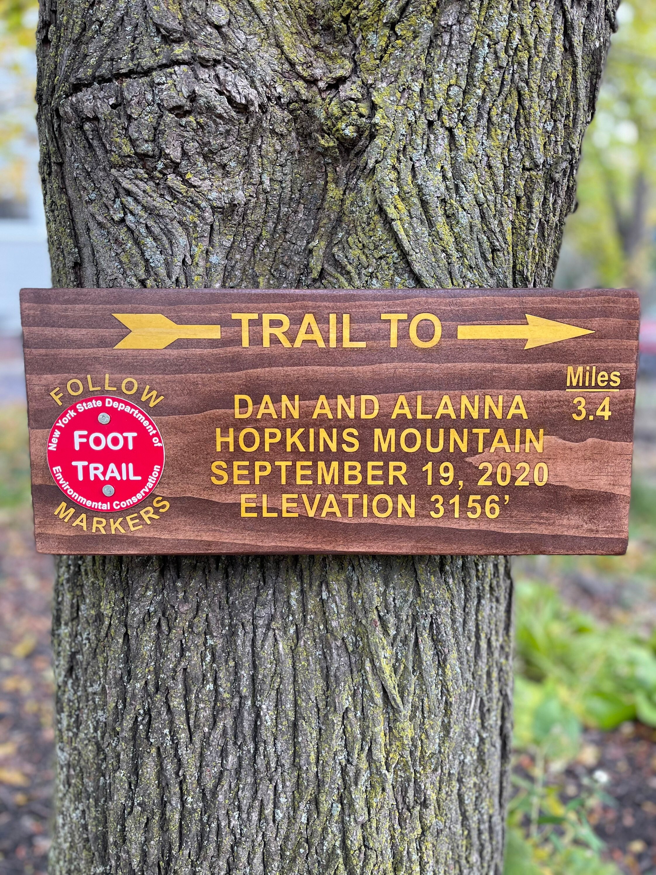 Rustic Adirondack Mountain Trail Head Sign - Etsy