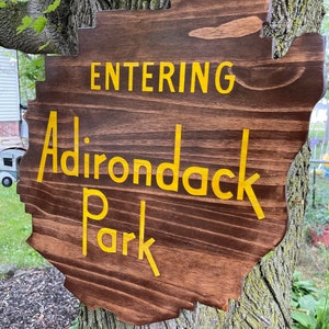 Adirondack Park Sign - Etsy