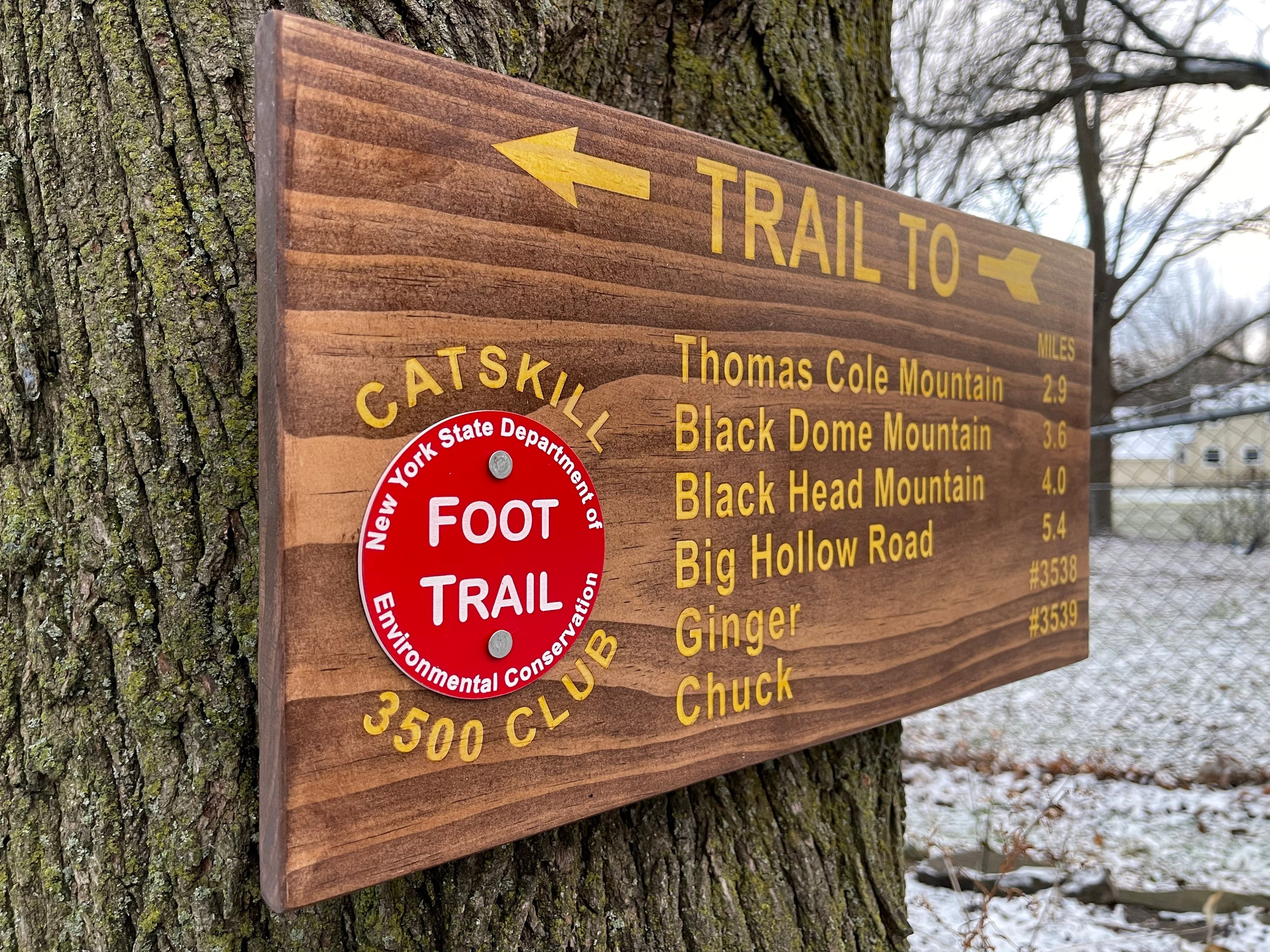 Rustic Adirondack Mountain Trail Head Sign - Etsy