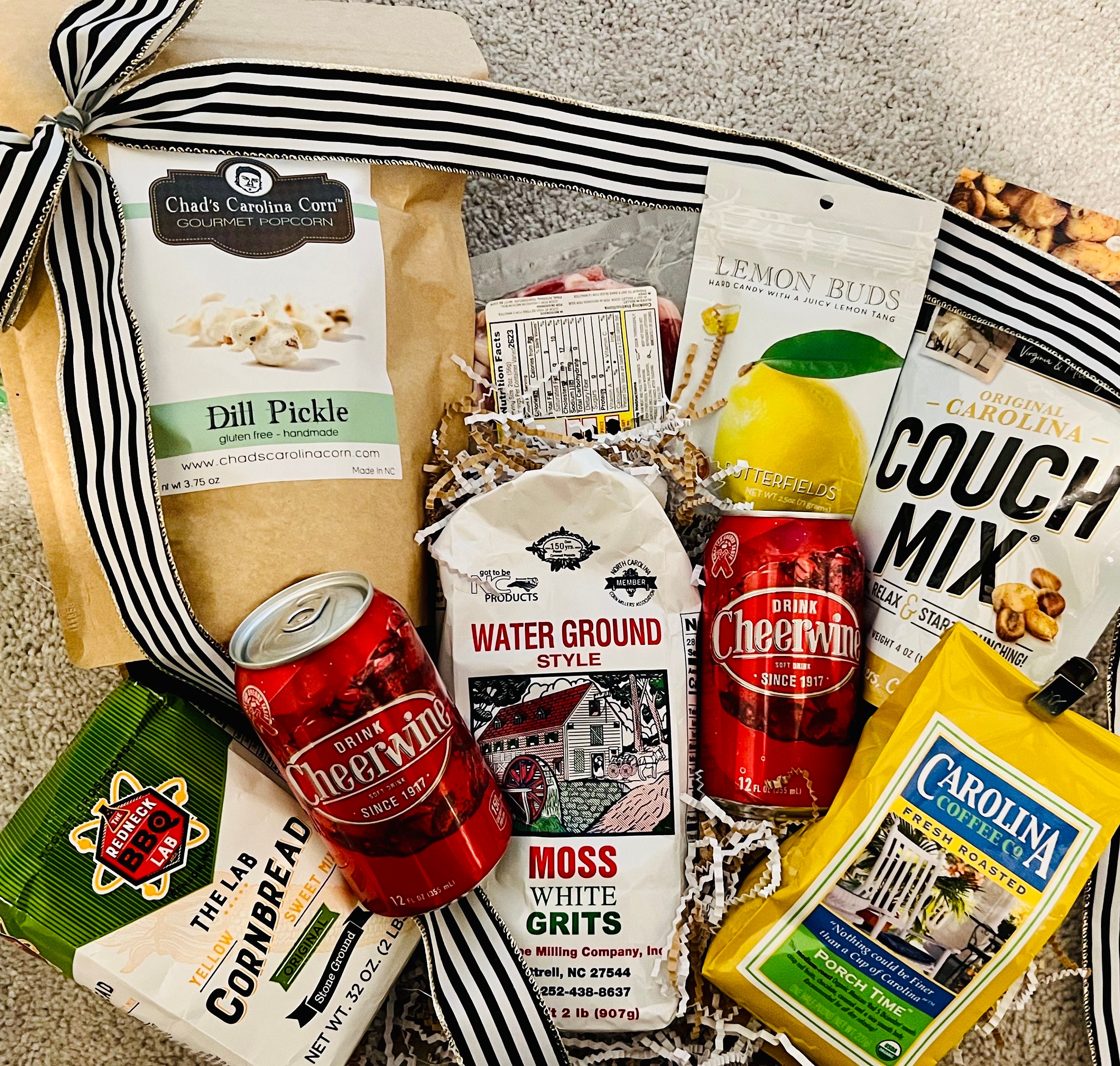 Ultimate Made in North Carolina Gourmet Gift Meal Basket Box-grits ...