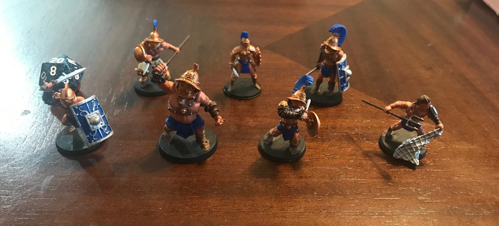 Roman Gladiator Miniature 28mm Scale Resin Printed | Etsy