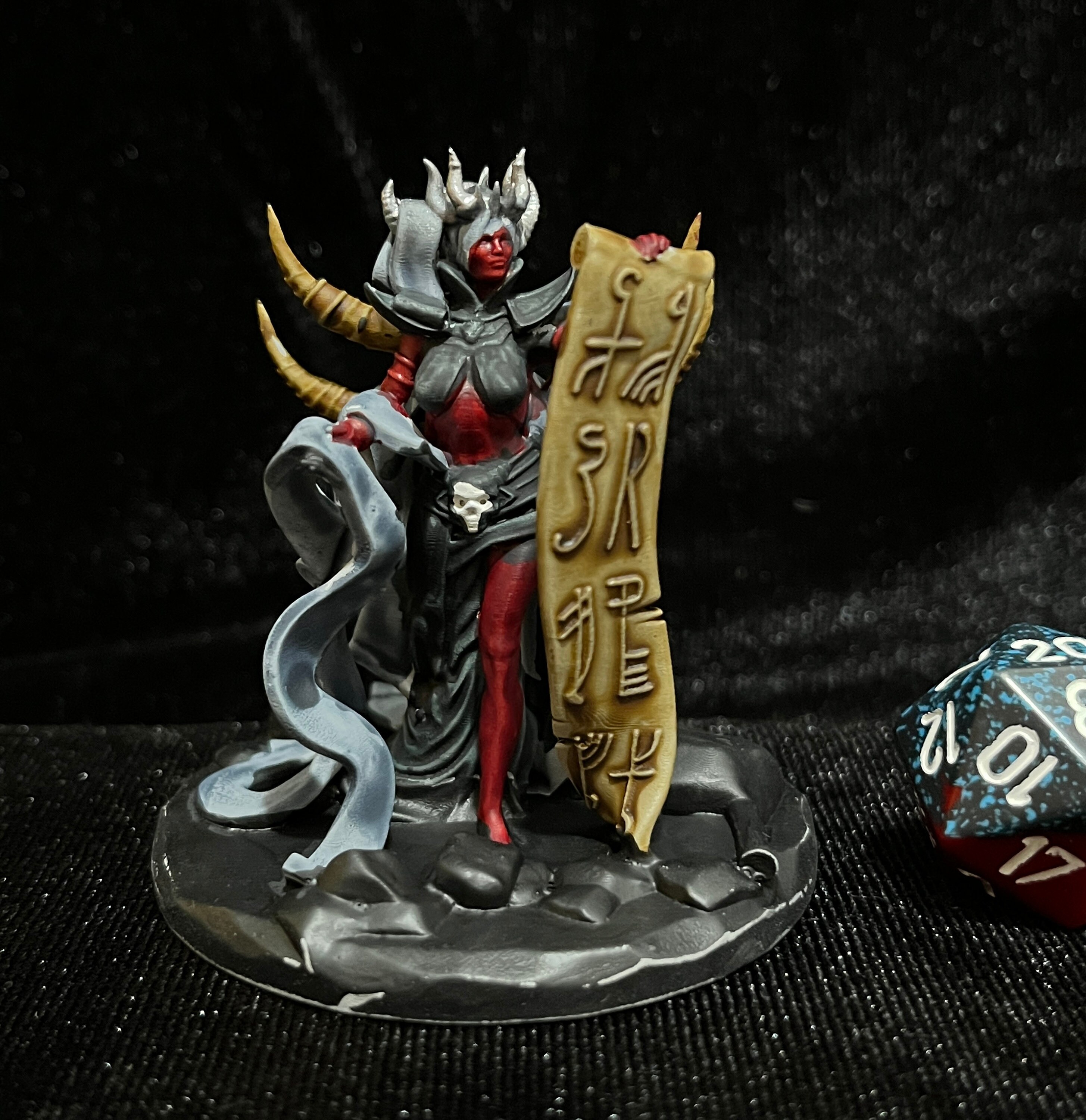 Toys & Games RPG Miniature Demons/Devils Temple Terrain Set 3D Printed ...