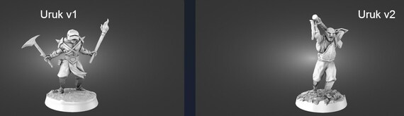 Uruk Soldiers Uruk Hai Half-orcs Saruman Isengard the - Etsy