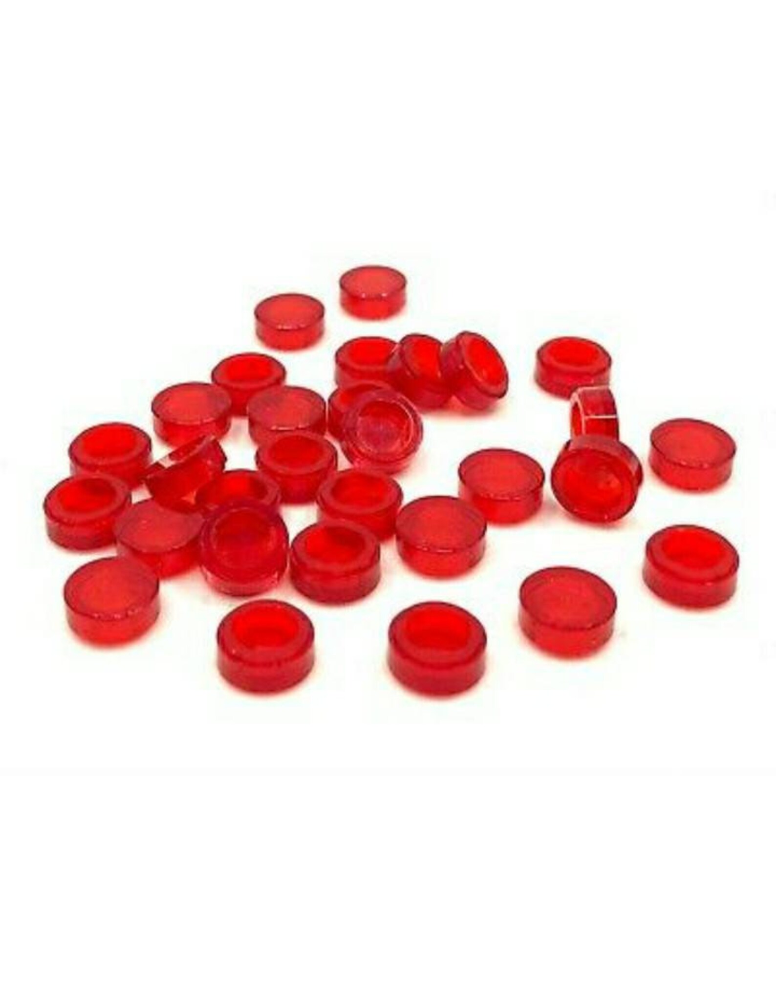 Lot 20 Lego 1x1 Round Tiles Trans Red New Smooth Plates | Etsy