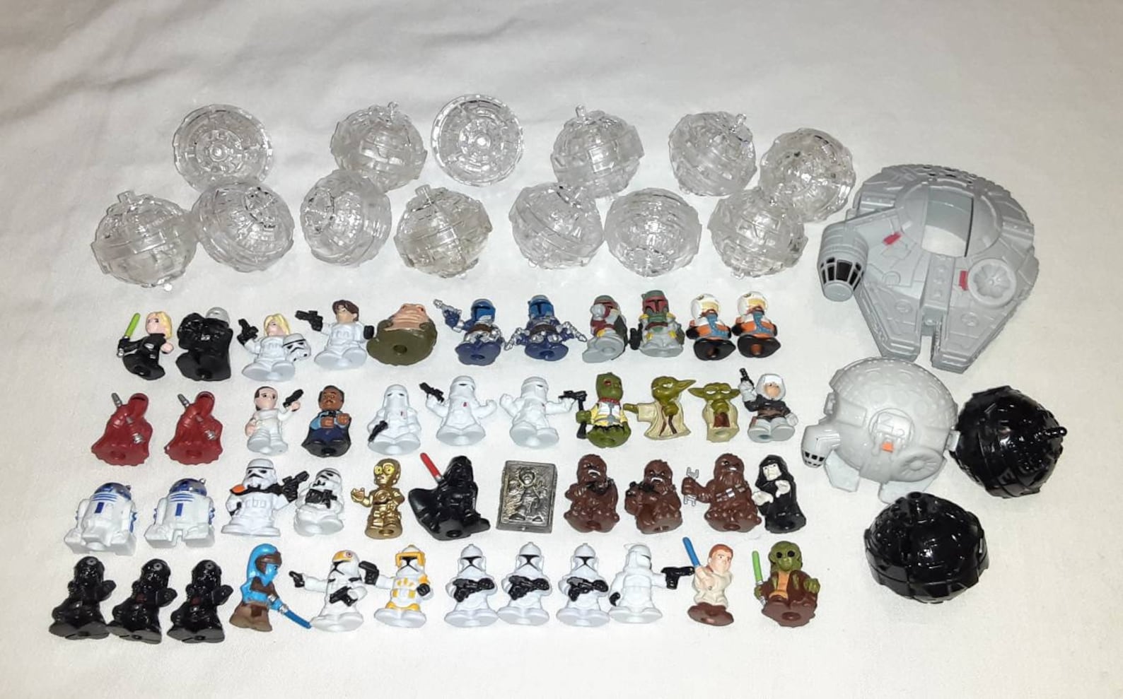 Lot Star Wars Fighter Pods 45 Mini Figures 15 Pods Series 1 | Etsy