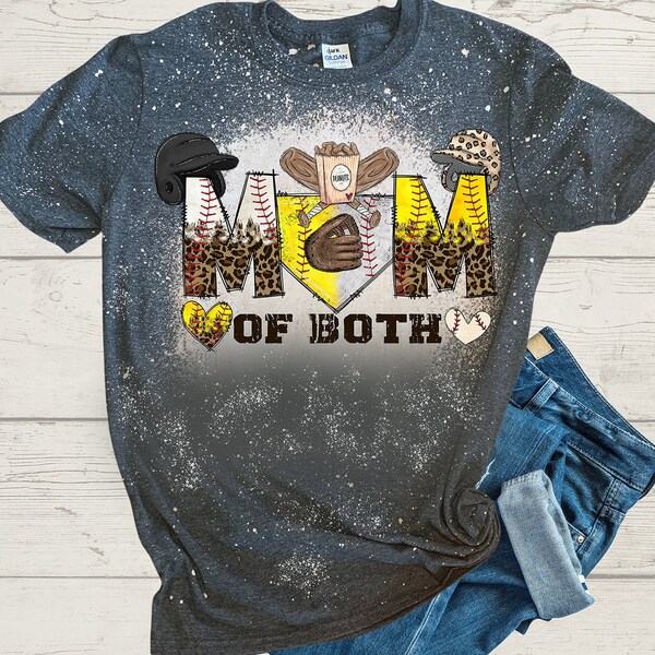 Mom of Both Baseball Mom T Shirt - Etsy