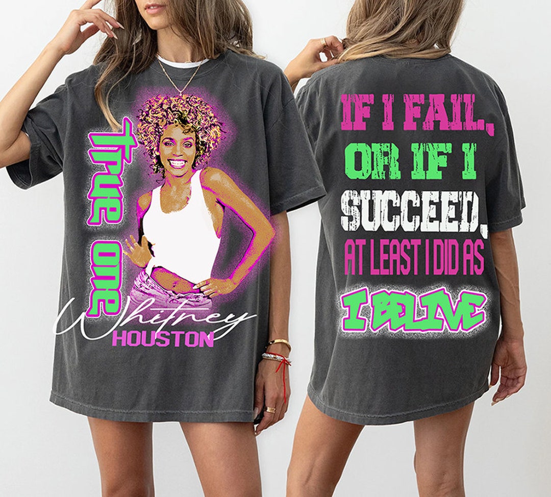 90s Whitney Houston Shirt Whitney Tour Shirt Whitney Houston - Etsy
