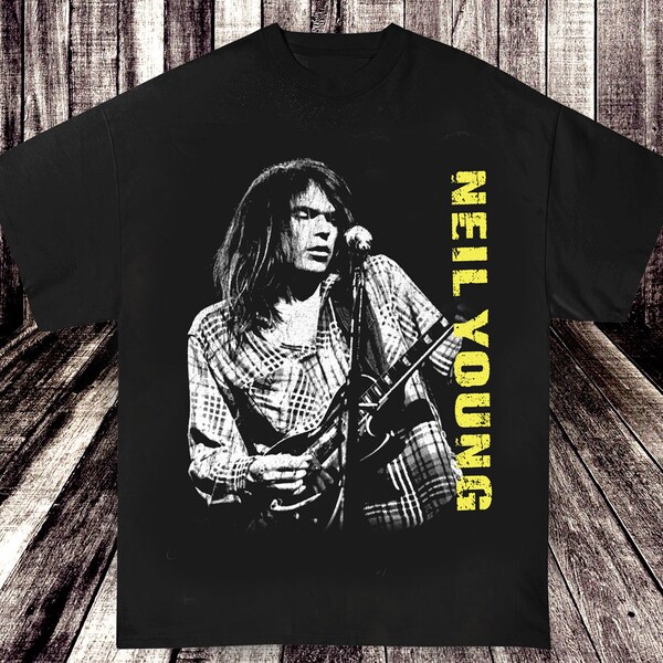 Neil Young Shirt - Etsy