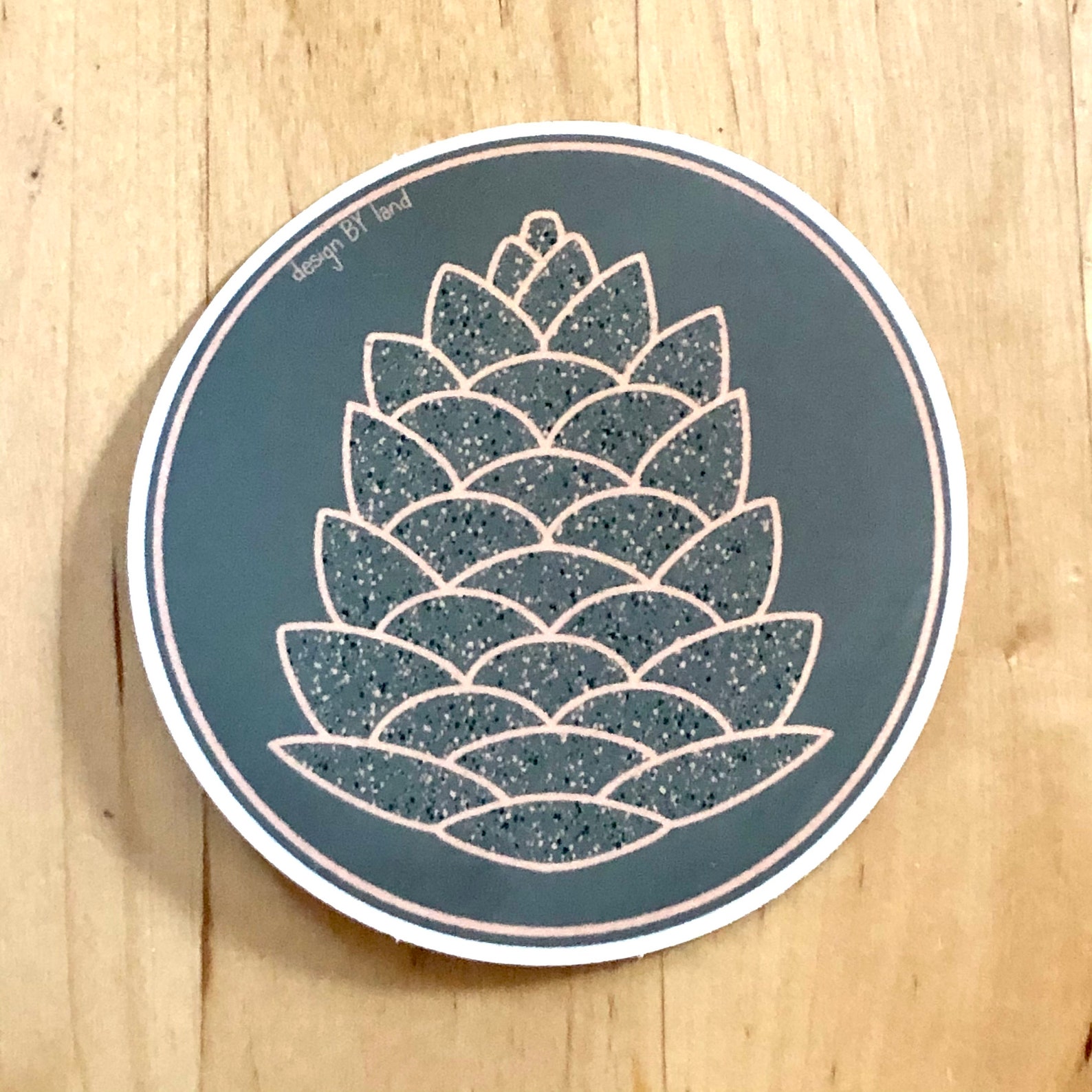 Pine Cone 3 Sticker Pine Cone Sticker 3 - Etsy.de