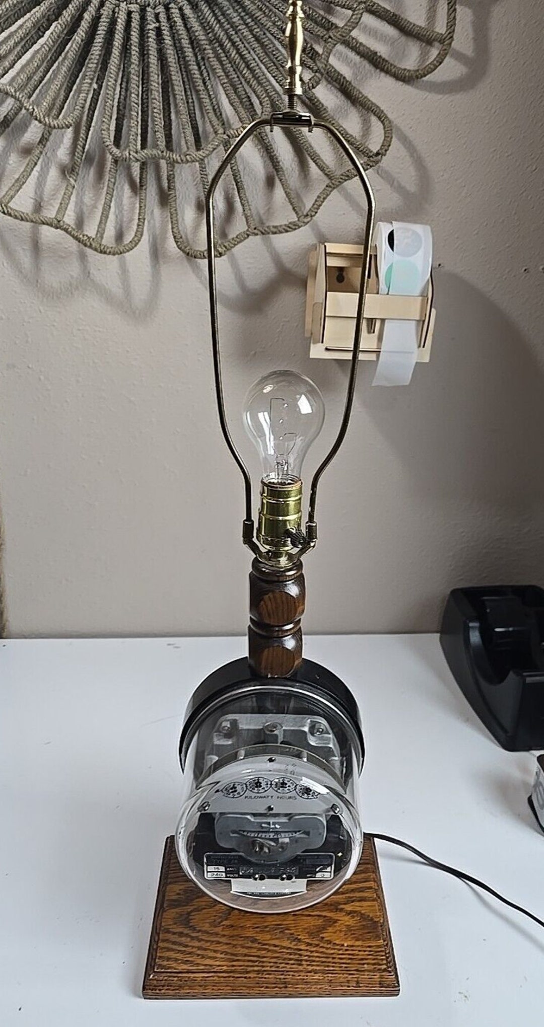 Vintage Unique Enclosed Rustic Industrial Steampunk Electric Meter ...