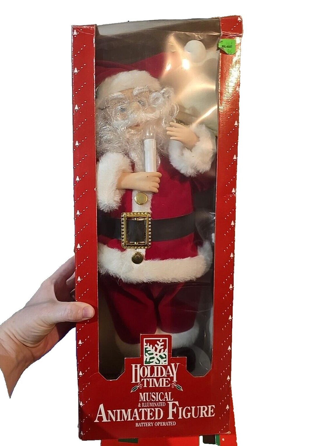 Vtg Holiday Time Santa Claus Musical & Illuminated Christmas Animated ...