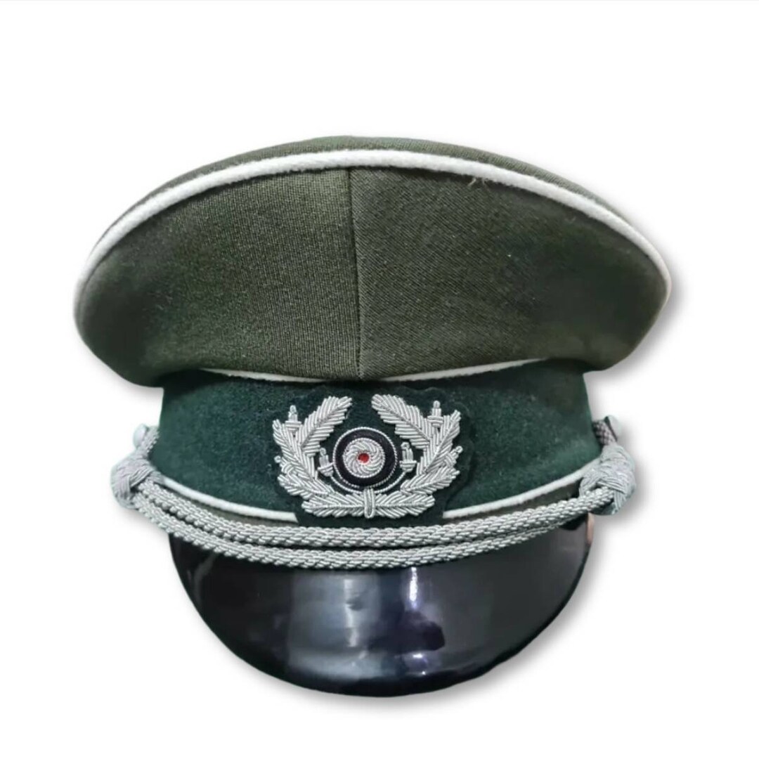 WW2 German Forrestry Army Military Generals Officers Wool Crusher Visor ...