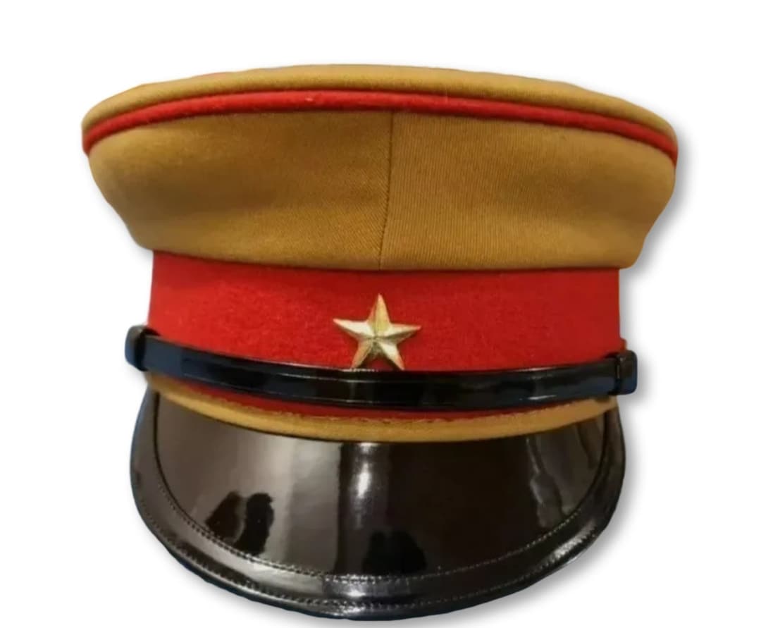 WW2 IJA Imperial Japanese Army Officer Uniform Peaked Visor Hat Cap ...